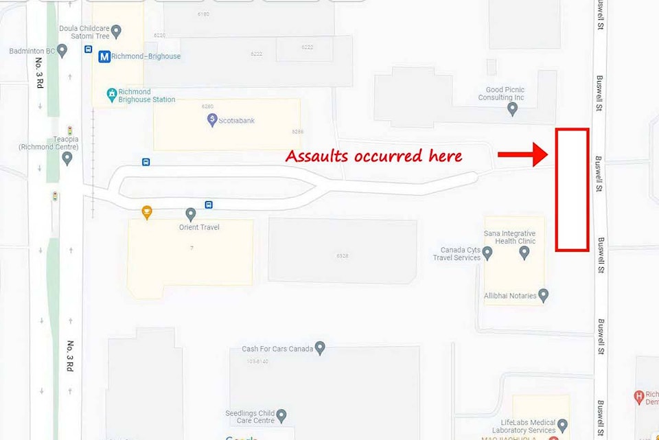 Richmond Rcmp Make Urgent Plea For Witnesses Of 2 Random Assaults The Abbotsford News 7739