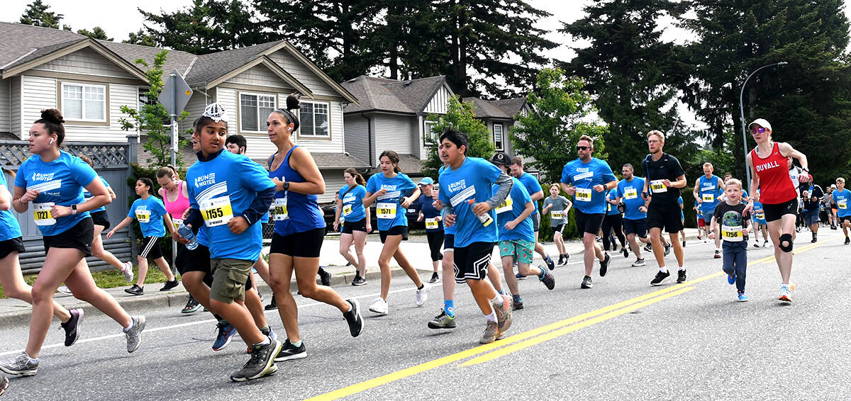 PHOTOS: Abbotsford runners lace up in droves to support Run for Water ...