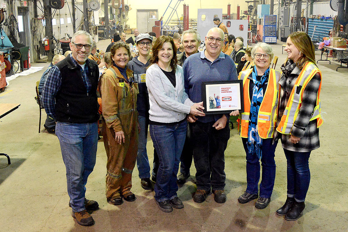 Photos: Canfor-Vavenby gives to United Way - Clearwater Times