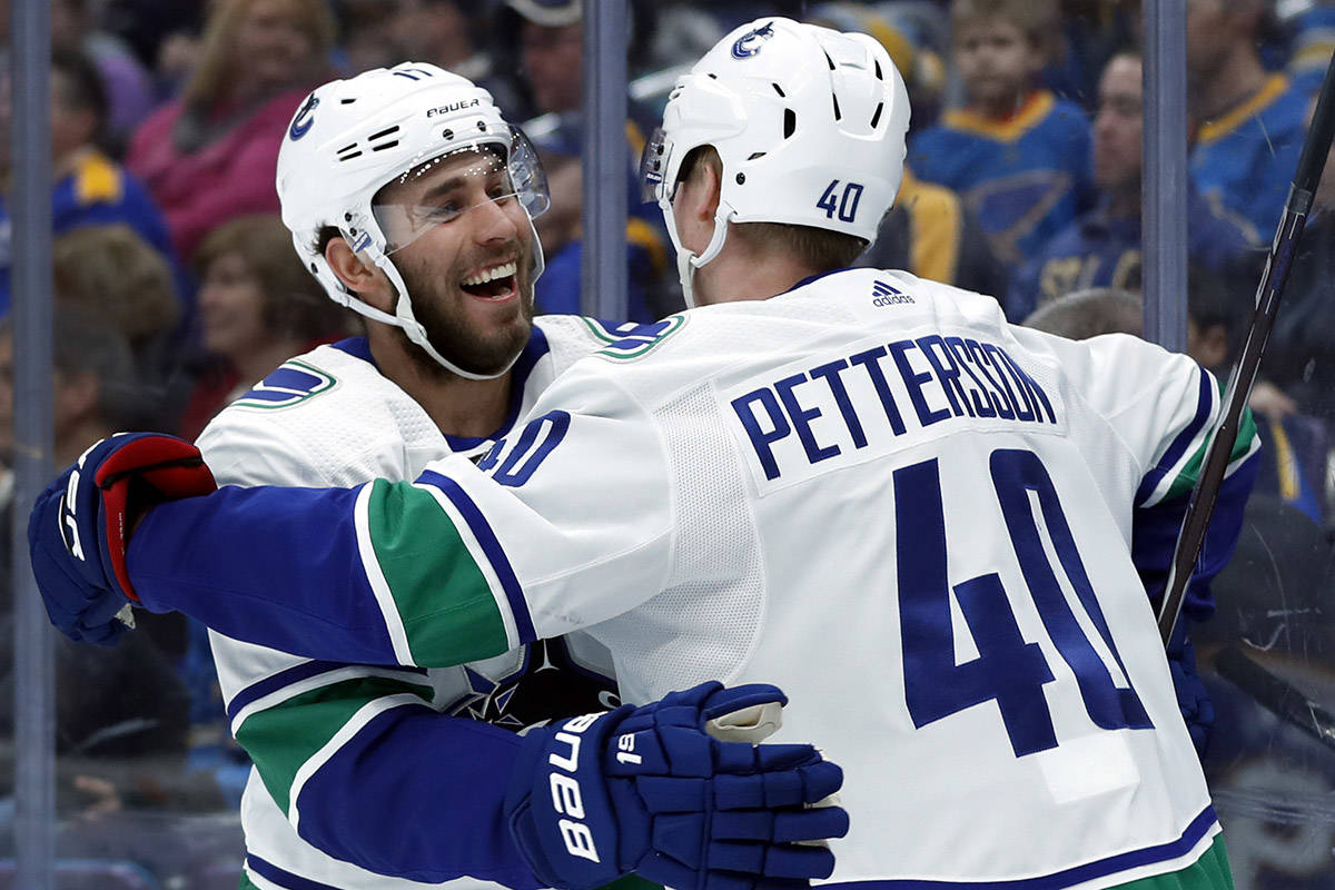 Boeser scores 3, Pettersson has 5 points as Canucks hammer Blues - Cowichan Valley Citizen