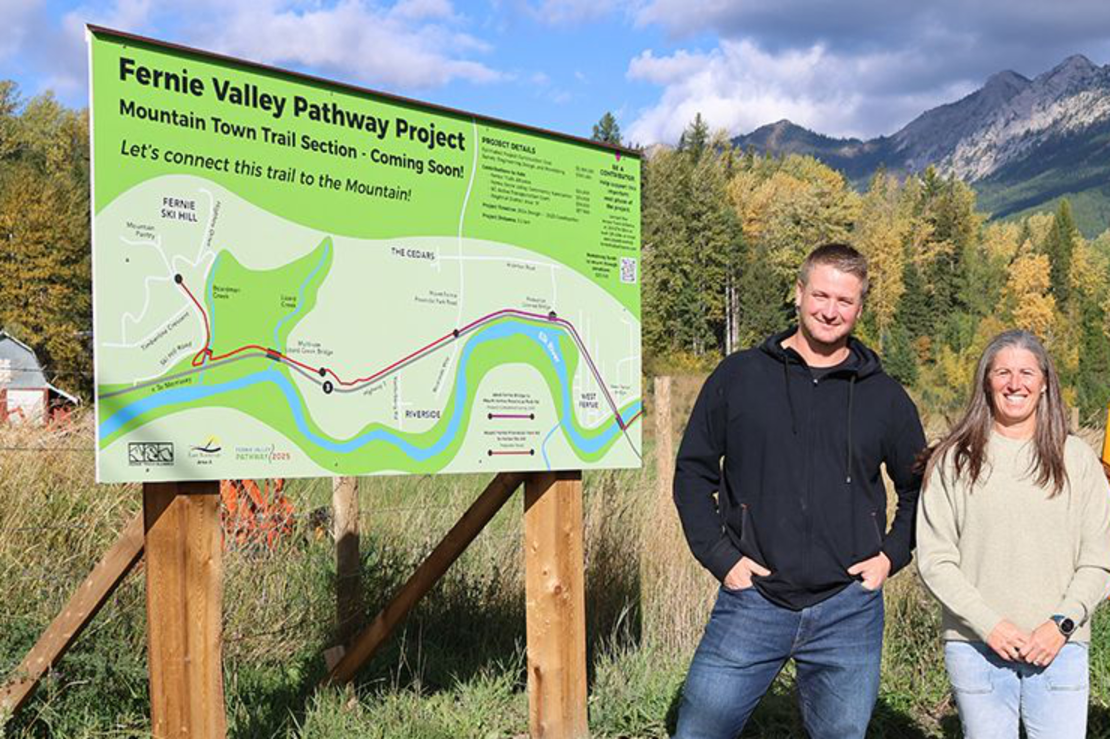 Fernie Valley Pathway nearing completion - Fernie BC News