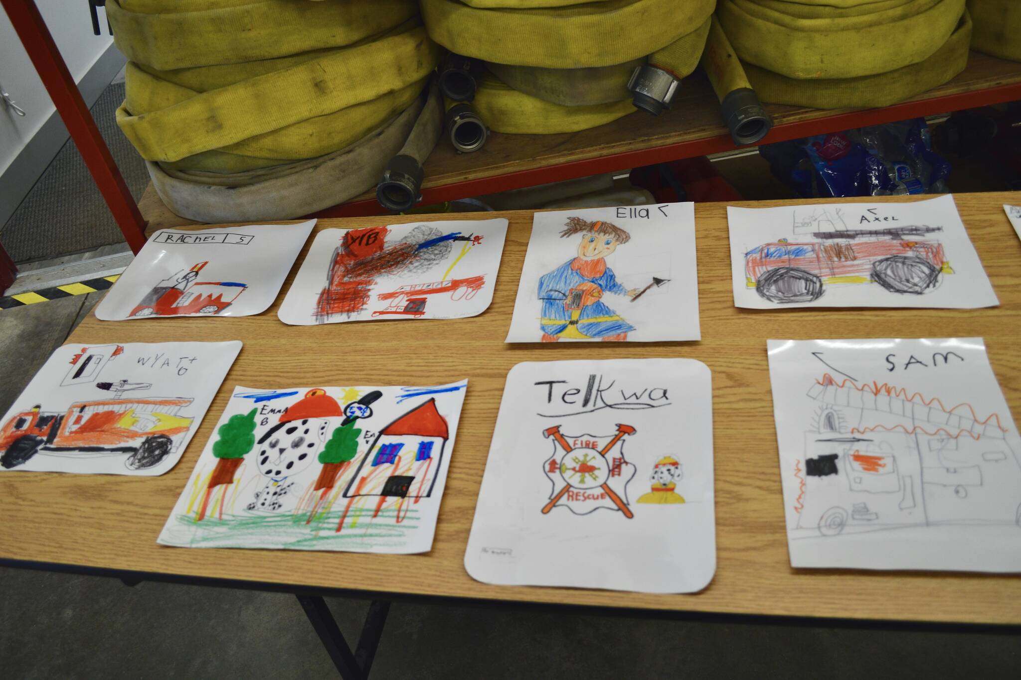 Telkwa Fire Rescue trucks will display students artwork for a year ...