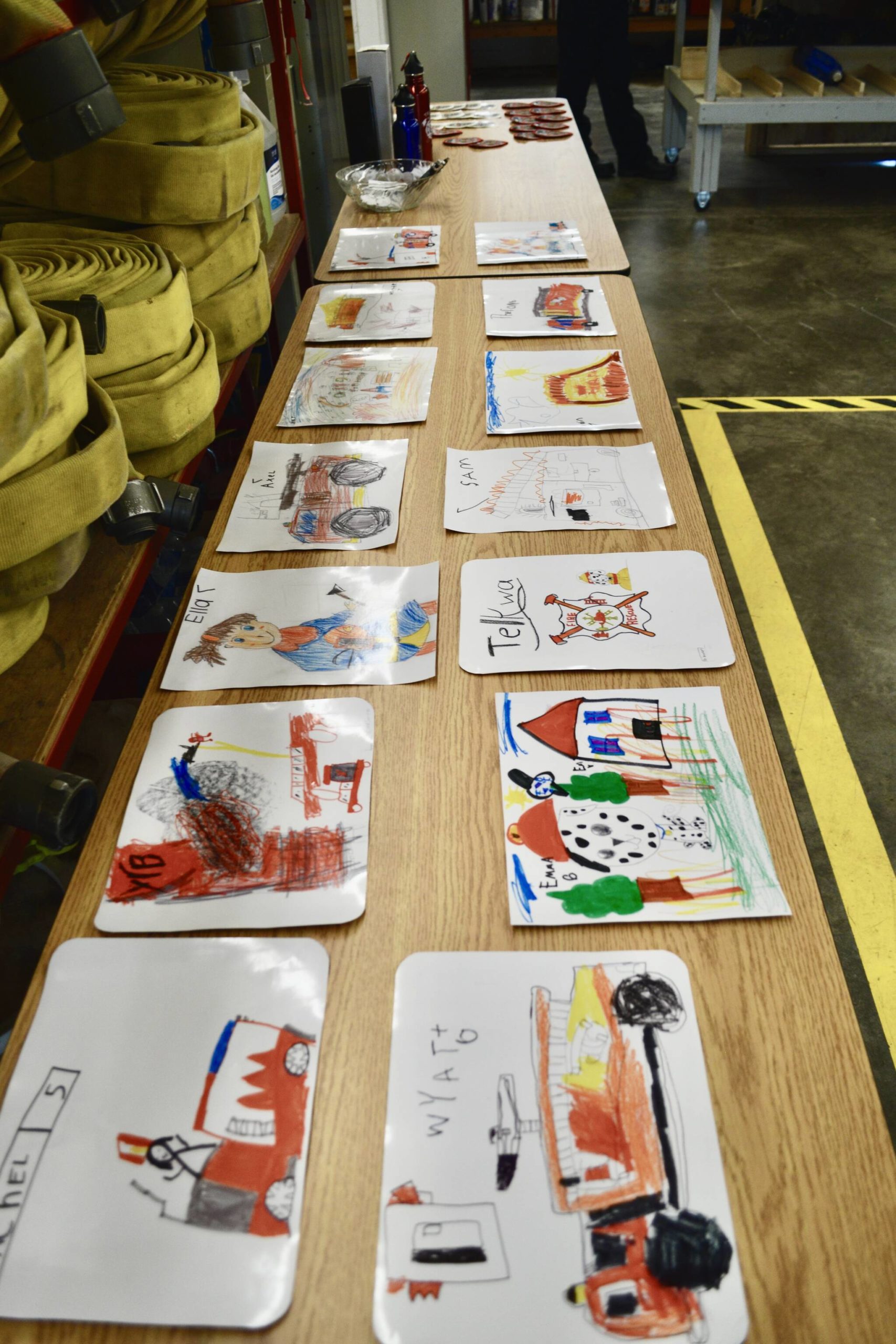 Telkwa Fire Rescue trucks will display students artwork for a year ...