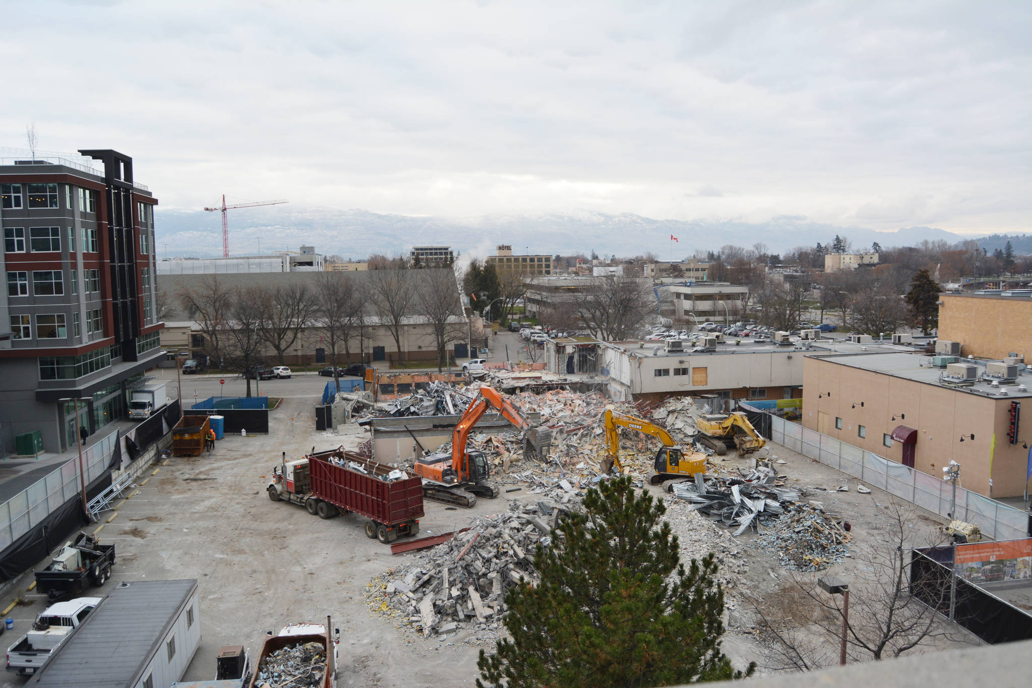 Former Kelowna Rcmp Building Demolished Kelowna Capital News 5627