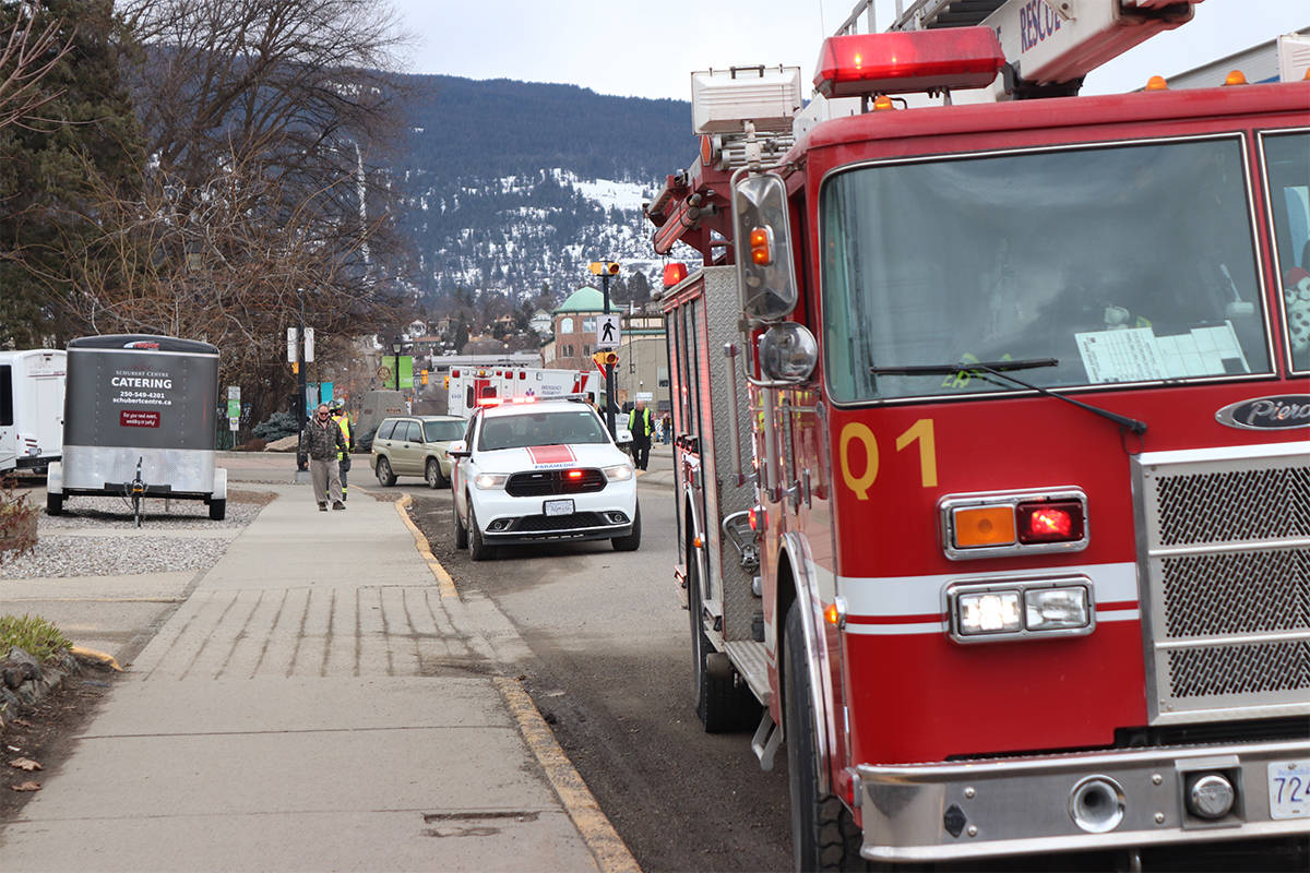 Pedestrian hit by vehicle at Vernon roundabout - Kelowna Capital News