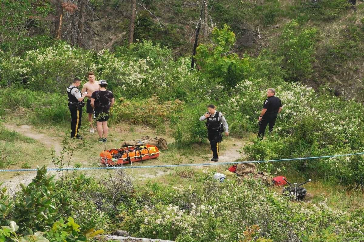 Man Rescued By Helicopter After Falling Down 40 Foot Embankment At