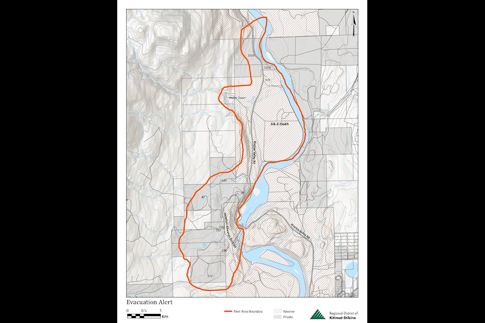 Regional District Of Kitimat Stikine Issues Evacuation Alert For Glen