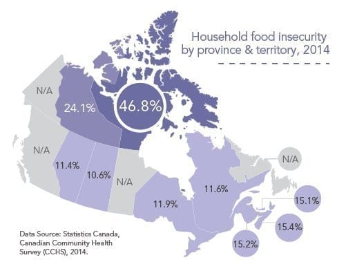 Food insecurity in Nunavut rose 13.5 per cent during transition to ...