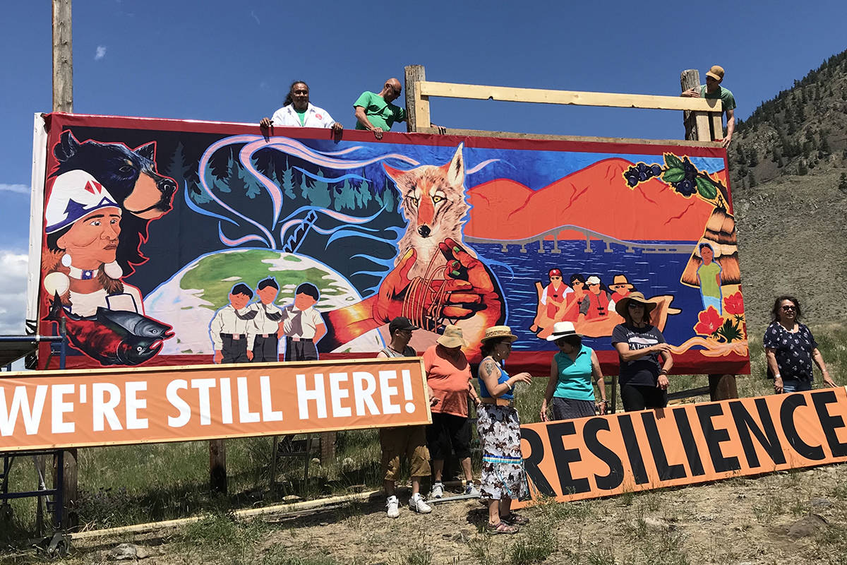 Indigenous mural raised on in the Okanagan on Canada Day: “We’re Still ...