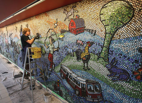 Dawe Community Centre art installation (video) - Red Deer Advocate