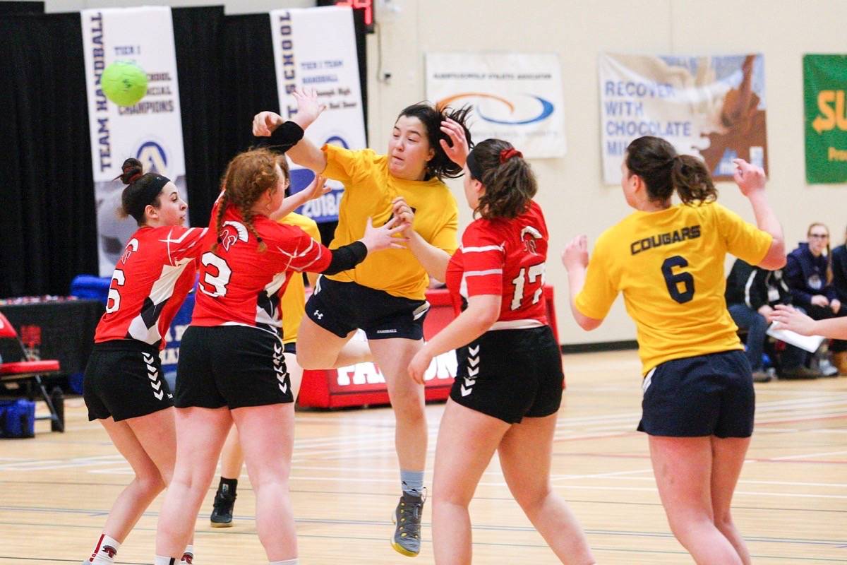 Cougars senior girls finish fourth at ASAA Team Handball Provincials ...