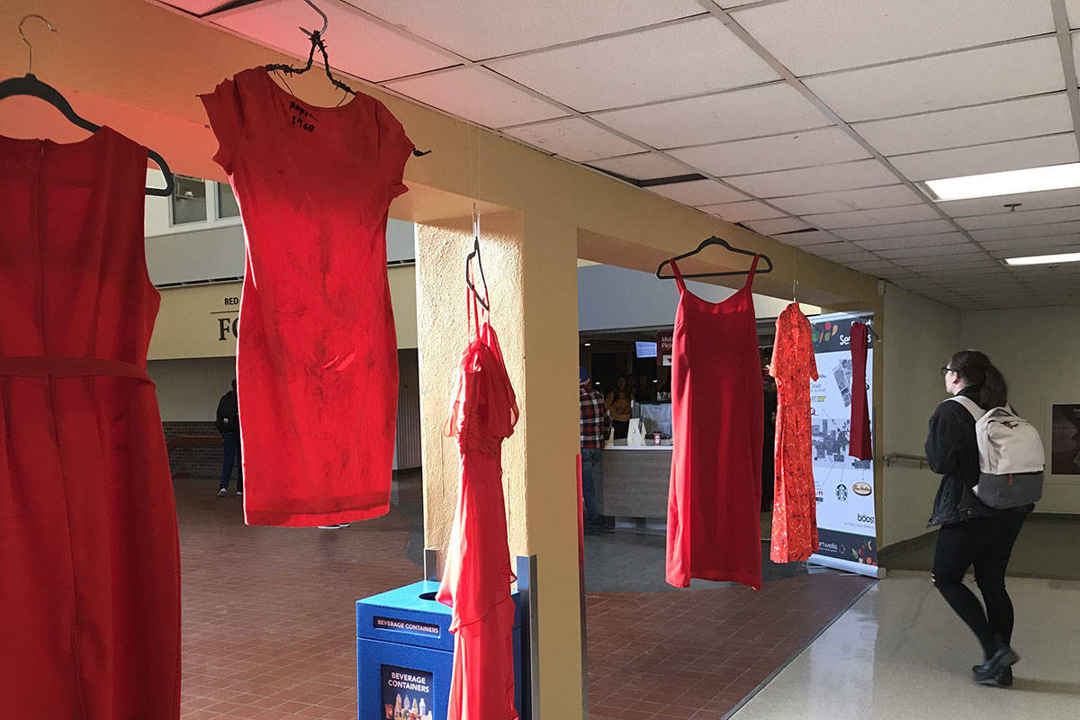 Red dresses a reminder of missing and murdered Indigenous women - Red ...