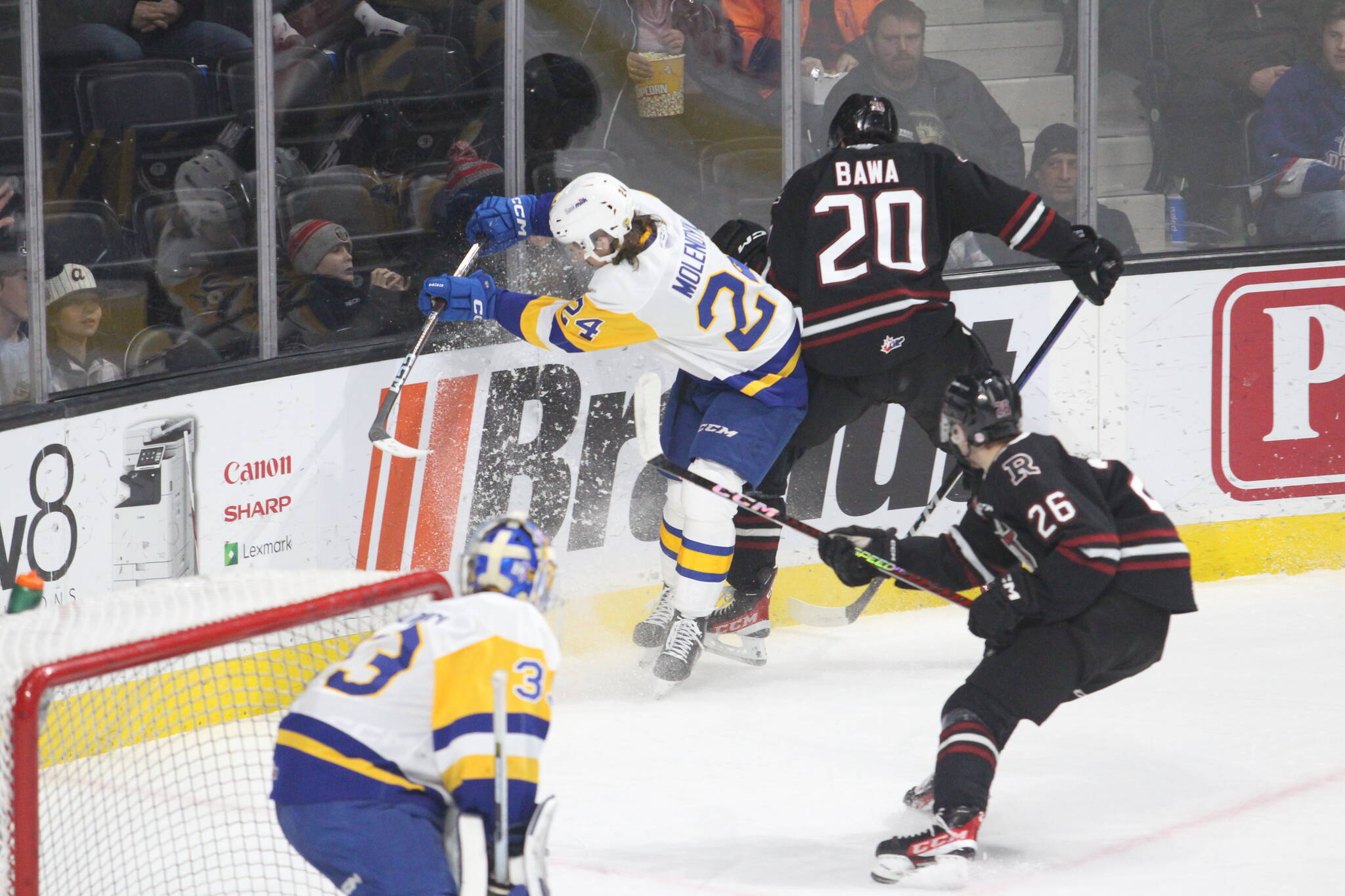 Rebels lose close battle to Blades in OT - Red Deer Advocate