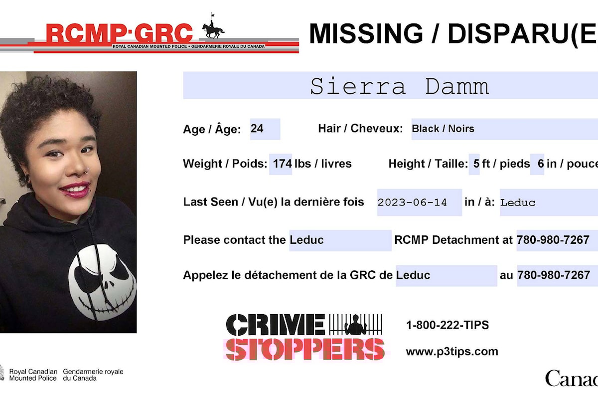 Leduc Rcmp Seek Public Assistance In Locating Missing Woman Red Deer Advocate 9095