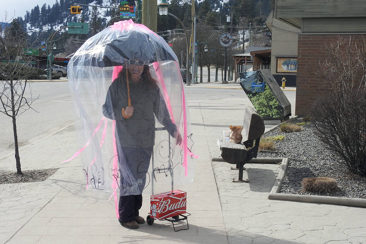 North Okanagan resident models unique quarantine outfit Revelstoke Review