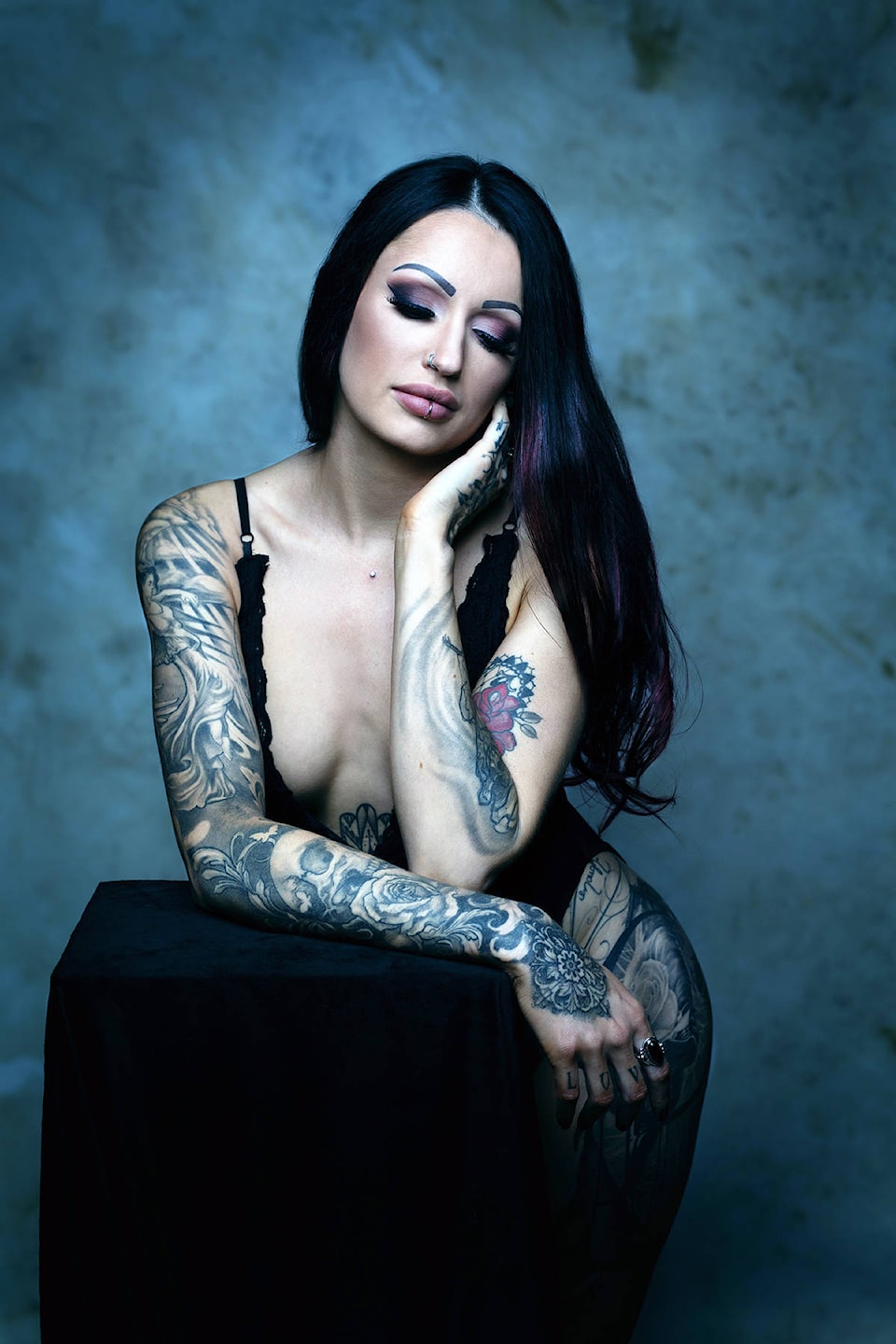 Island woman s tats put her in the running for 25 000 prize and Inked magazine cover photo shoot Saanich News