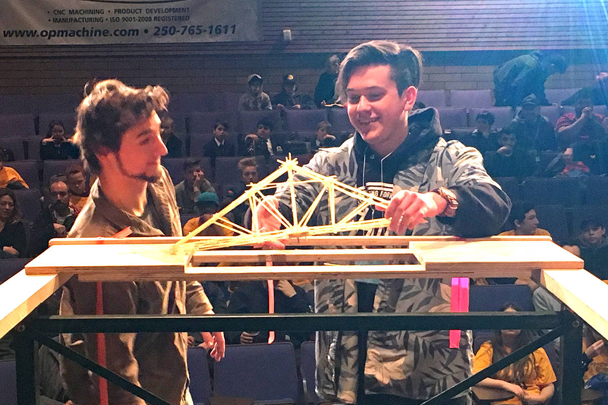 Repeat champs at OC spaghetti bridge competition - Salmon Arm Observer