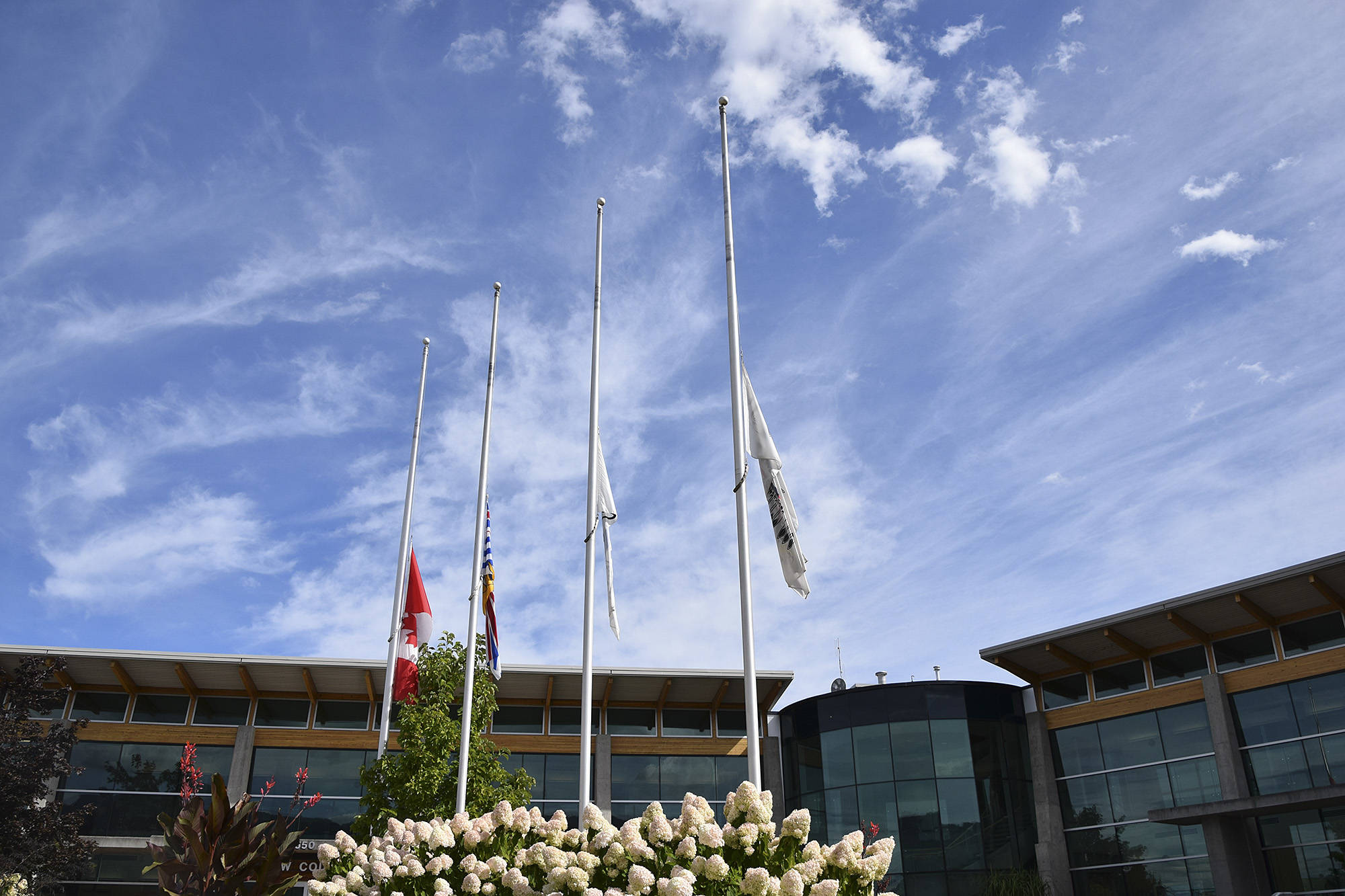 Flags fly at half-mast at Salmon Arm Law Courts to honour former judge - Salmon Arm Observer