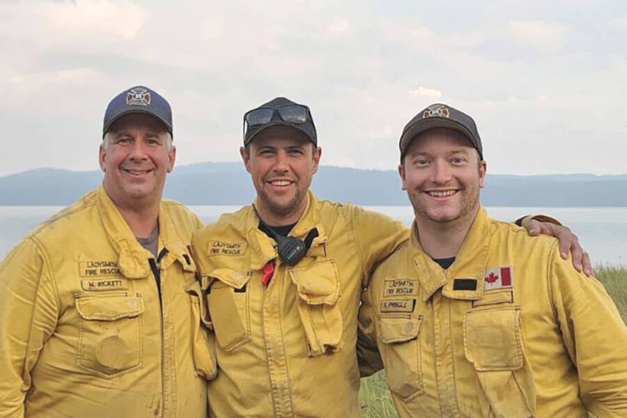 Ladysmith firefighters helped as best they could during tough wildfire ... Ladysmith firefighters helped as best they could during tough wildfire ...