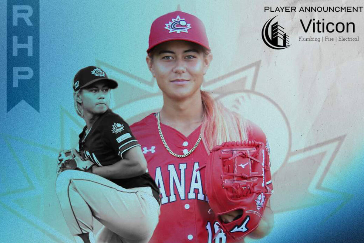 Abbotsford’s Raine Padgham named to Australian Women’s Baseball Showcase event - The Abbotsford News