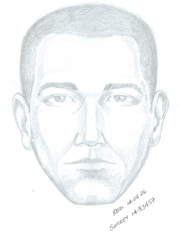 Police release sketch of suspect in violent Surrey home invasion ... Police release sketch of suspect in violent Surrey home invasion ...