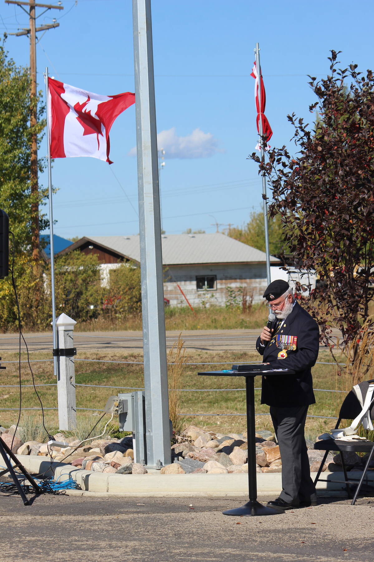 Veterans Voices of Canada Flags of Remembrance ceremony held Sept. 24 ...