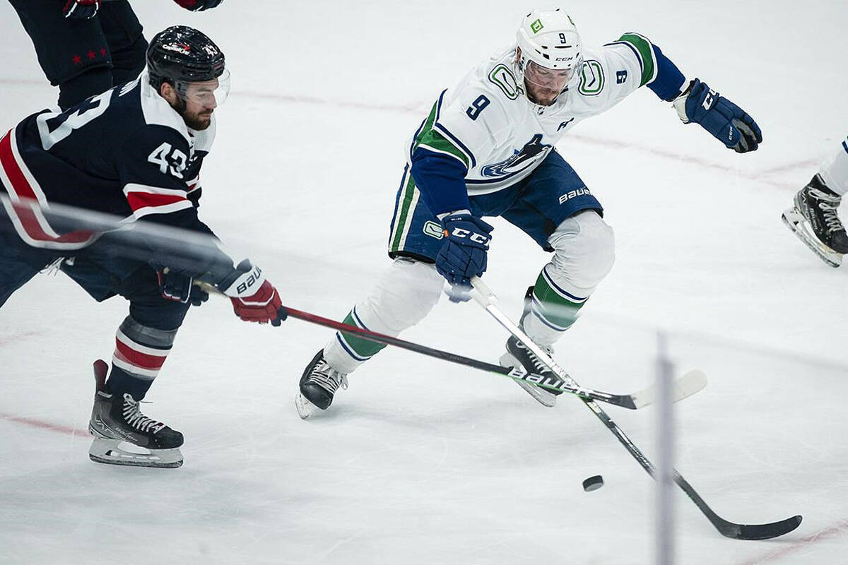 Pettersson scores twice, Canucks beat Capitals 4-2 to snap 3-game losing skid - Today in BC