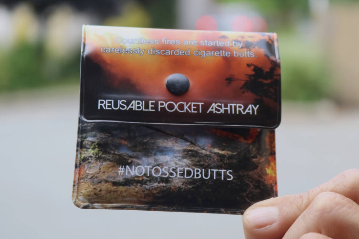 Langford Fire Rescue handing out pocket ashtrays - Vancouver Island ... Langford Fire Rescue handing out pocket ashtrays - Vancouver Island ...