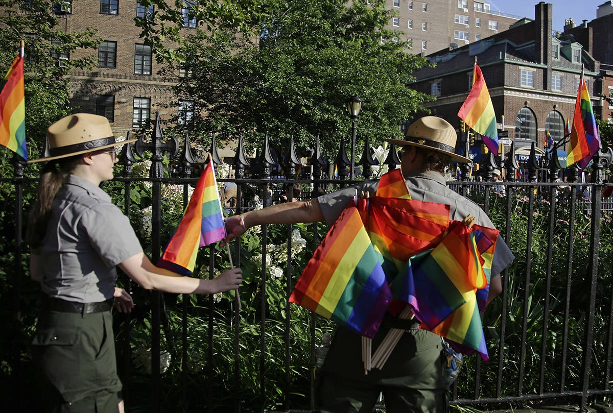 PHOTOS: Hundreds gather at Stonewall 50 years after LGBTQ uprising ...