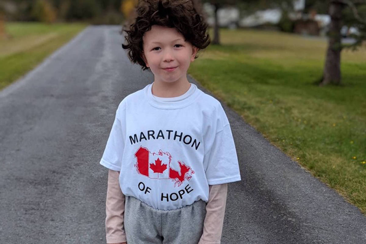 Boy, 7, to dress up as Canadian hero Terry Fox for Halloween - Greater ...