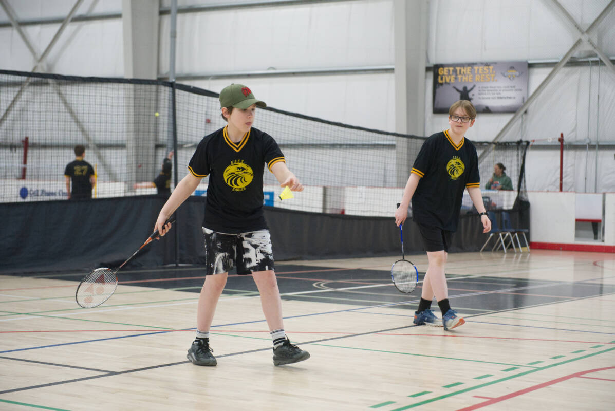 Elementary school students gather for Badminton Smash at the Canada ...
